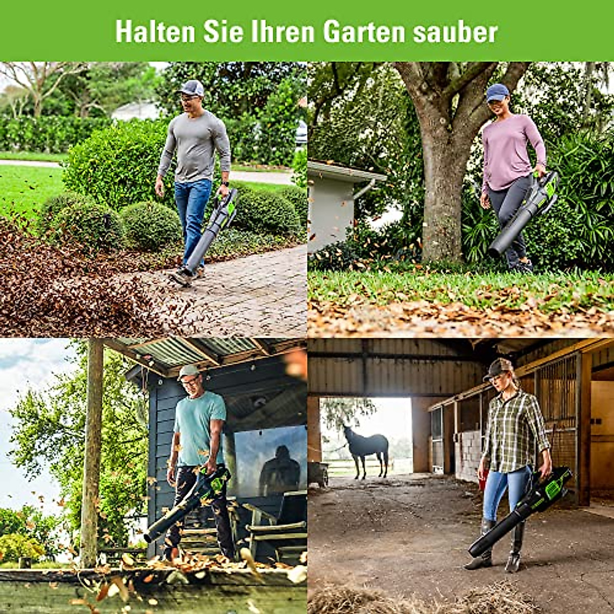 Greenworks Pro Bare Tool 60-Volt Max Lithium Ion 610-CFM GEN2 Brushless Cordless Electric Leaf Blower; Battery and Charger Not Included