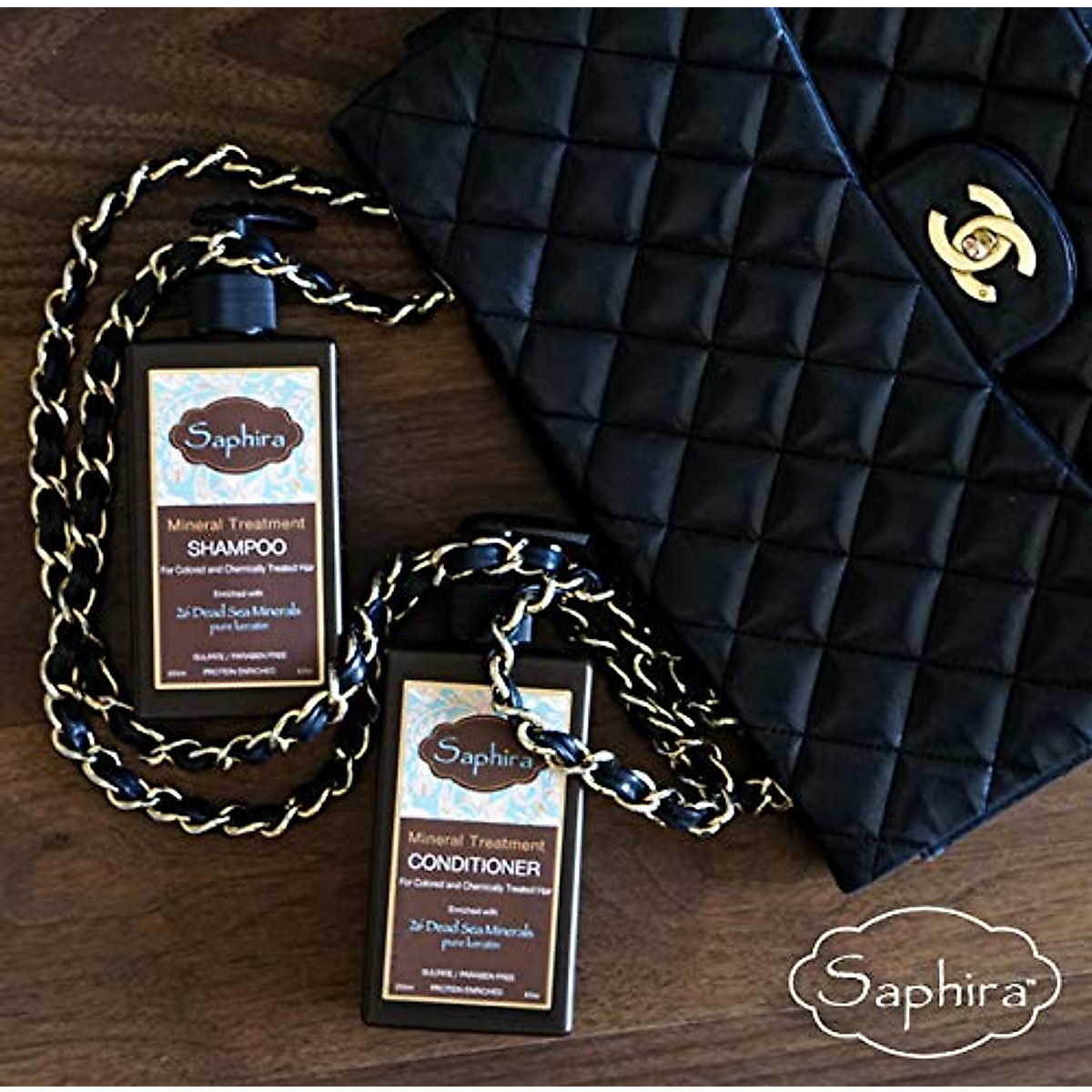 Saphira Mineral Treatment Conditioner for Fine, Thin and Color-Treated Hair, Sulfate-Free, Paraben-Free, Softens & Volumizes Delicate, Damaged or Chemically Treated Hair, 34 Ounce, Original Packaging