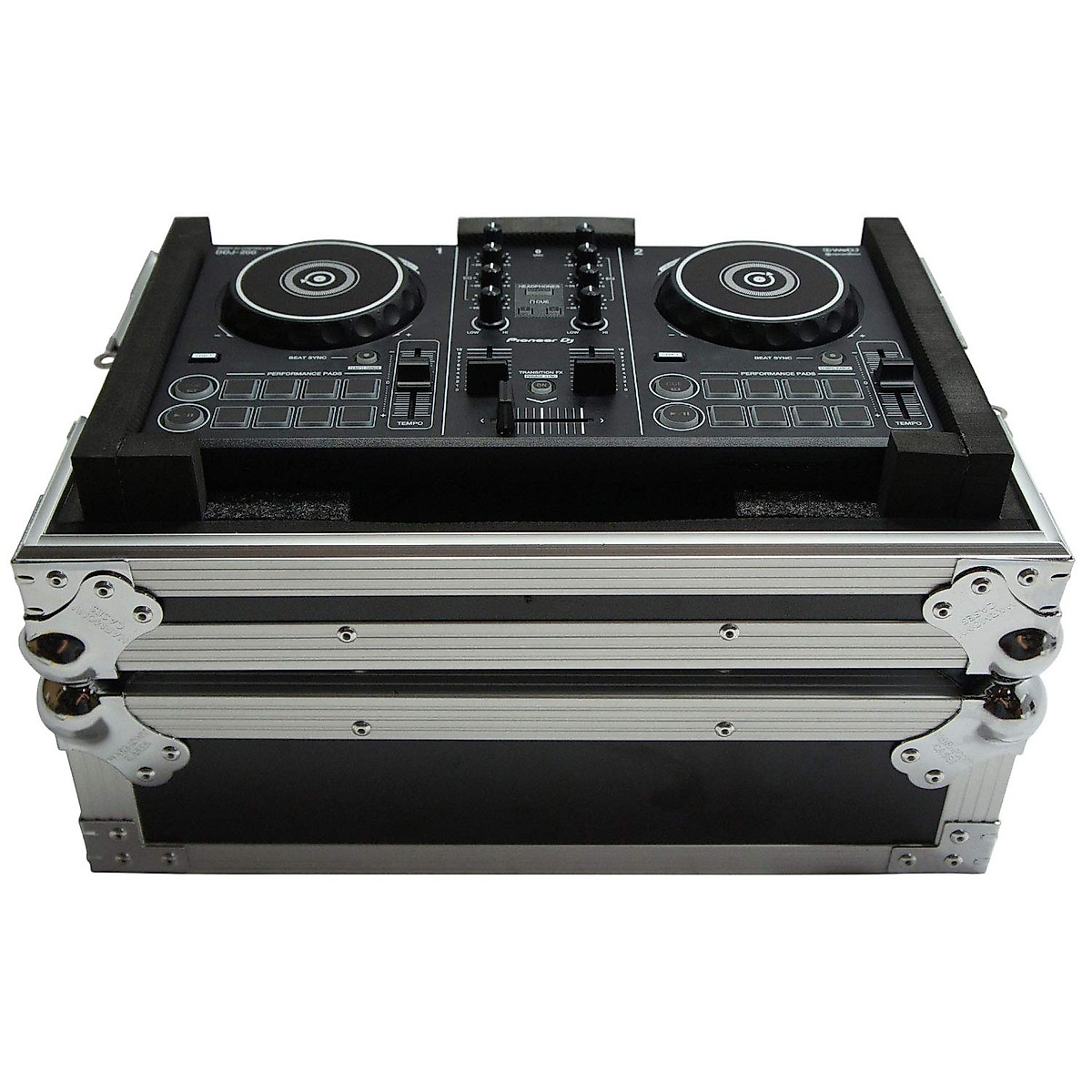 Harmony Audio HCDDJ200 Flight Glide Laptop Stand Tray DJ Custom Case Compatible with Pioneer DDJ-200