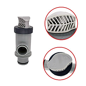 LicBund Dual Split Hose Plunger Valve Hose Connector Replacement for Valve Part Compatible with Above Ground Pool and Electric Manual Pool Pump (11872)