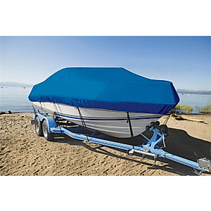 SBU Blue Boat Cover Compatible for Regal 1900 BR/1900 FASTRAC BOWRIDER W/SWPF 2011, Travel Storage Mooring