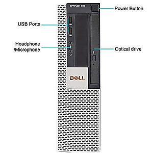 Dell OptiPlex 960 SFF Desktop Core 2 Duo 2.9GHz Processor 4GB Ram 320GB Hard Drive Windows 10 Home 19in Monitor (Brands may vary), Keyboard, Mouse, Speakers, WiFi Adapter Computer Package