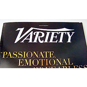 VARIETY MAGAZINE, PASSIONATE EMOTIONAL AND FEARLESS NOVEMBER, 27th 2018