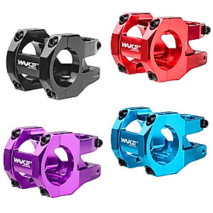 CYSKY 31.8 Stem 35mm MTB Stem Mountain Bike Stem Riser Handlebar Short Stem for Most Road Bike Stem, MTB Stem, BMX Stem, Bicycle Stem (Black, 35mm)