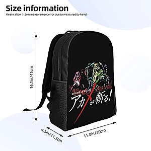 Anime Akame Ga Kill Akame Backpack Unisex Rucksack Fashion Casual Travel Bag Lightweight Backpacks