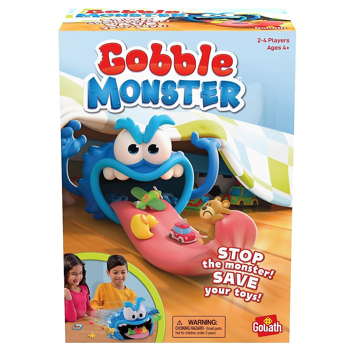 Gobble Monster Game - Save Your Toys from The Monster's Tongue Before It's Too Late by Goliath,Multicolor