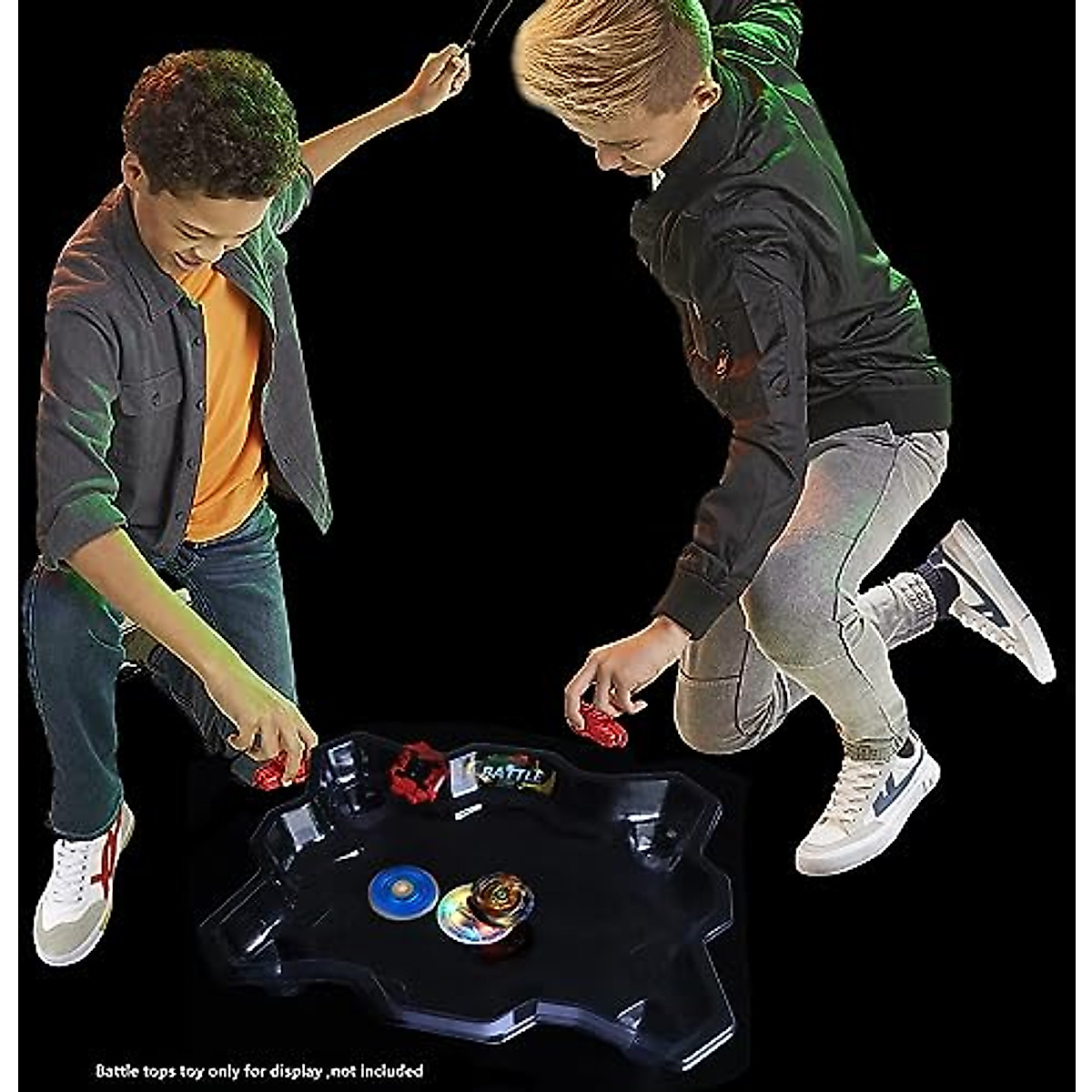 Aimoly Stadium Battle Arena for Beyblade Burst Battling Tops Game (Transparent)