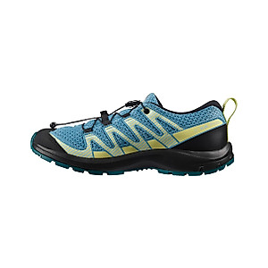 Salomon Kid's XA PRO V8 Trail Running Shoes, Delphinium Blue/Black/Charlock, 6 Big Kid
