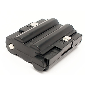 2 Pack - Replacement for Midland GXT900 Battery - Compatible with Midland BATT-5R Two-Way Radio Battery (700mAh 6V NI-MH)