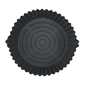 Air Fryer Liner Air Fryer Pan Air Fryer Grill Pan Deep Fryer Air Oven Baking Oven Pot Oven Liner Air Fryer Liner Pot for Air Fryer Reusable Air Fryer Pot Grey