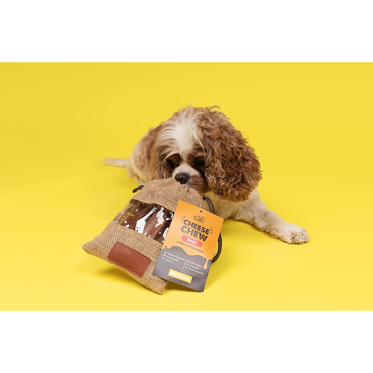 peaksNpaws Premium Cheese Chews -All Natural - 100% Digestibility - Grain, Gluten & Stink Free - Low in Fat, High in Protein - Small Value Pack Chicken Flavor