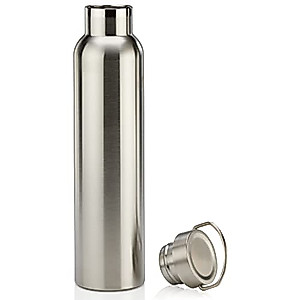 PARNOO Hot & Cold Thermos Bottle with handle 25 oz, Triple Wall Vacuum Insulated Stainless Steel, 11.5 inchx2.1/4 inch