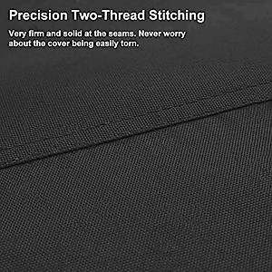 Outdoor Square Hot Tub Cover 210D Oxford Fabric Waterproof Dustproof Anti-UV Garden SPA Bath Pool Cover Multiple Sizes to Choice,Black,218x218x30cm