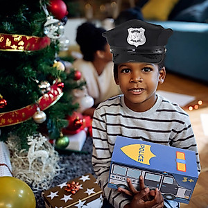 Kids Police Dress up Set Police Officer Role Play Costume Toys Set for Kids Ages 3-7 Years Old Includes Police Vest, Hat and Accessories for Boys and Girls Pretend Play