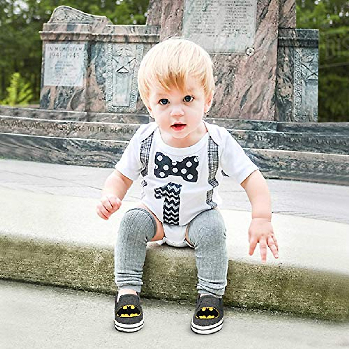 DC Comics Batman Infant Soft Sole Slip-On Shoes - Size 9-12 Months