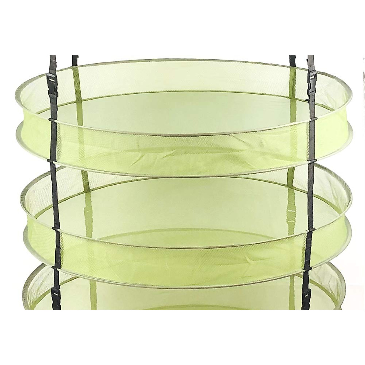 HORTIPOTS Herb Drying Rack Collapsible 2.5 ft Hanging Dry Net Rack for Hydroponic Herb Pot Vegetable Fruit Flower or Clothes Laundry