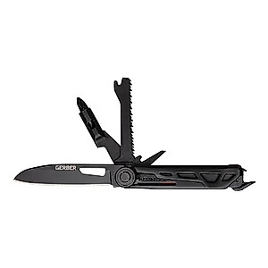 Gerber Gear Armbar Trade 8-in-1 Pocket Knife EDC Multitool with Blade, Pry Bar, and Hammer for Camping, Burnt Orange