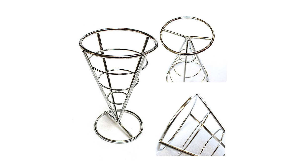 Stylish French Fry Stand Set - BESTonZON Cone Holder