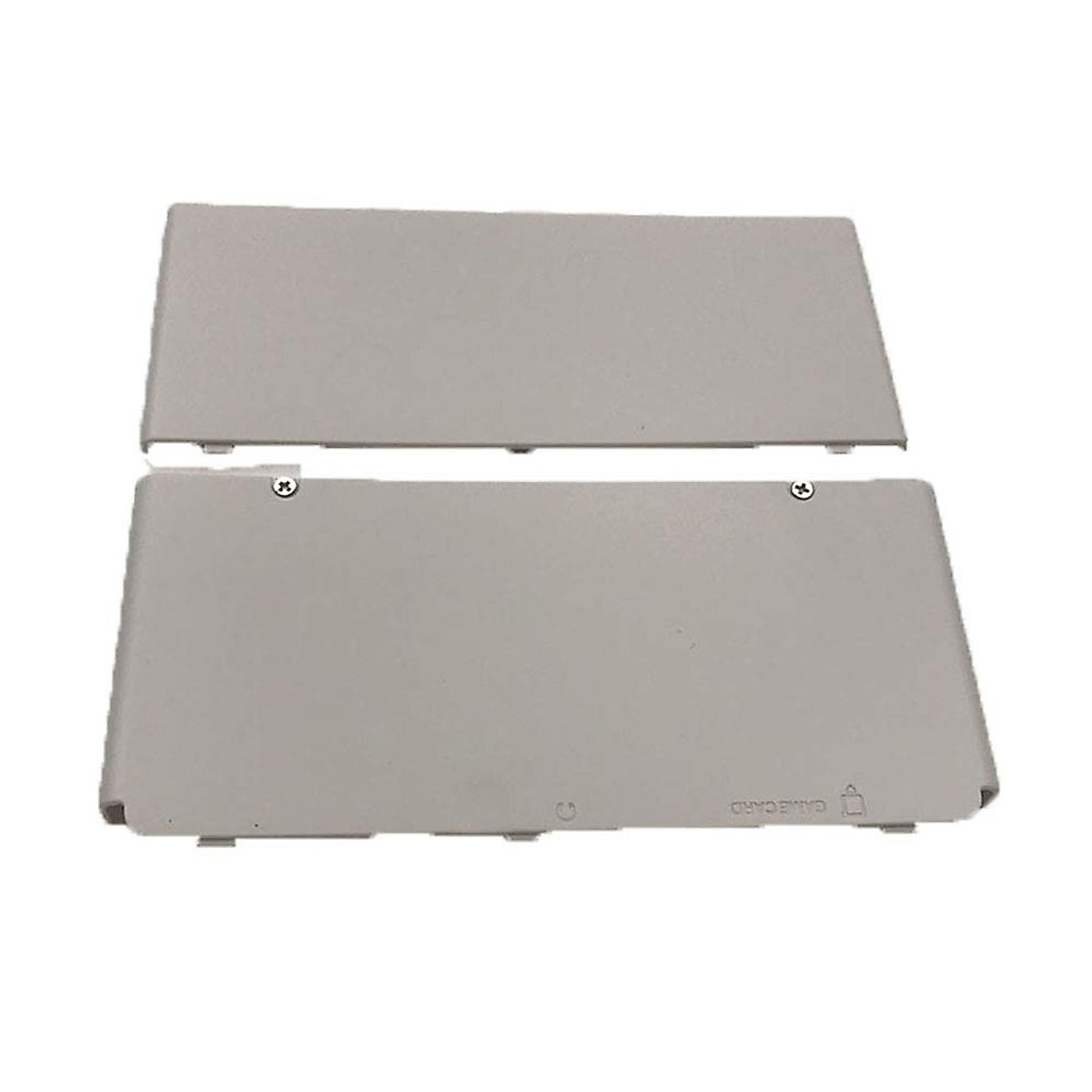 for New 3DS Version Front Back Faceplate Plates Upper & Back Battery Housing Shell Case Cover (Milky White)