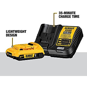 DEWALT 20V MAX Cordless Drill / Driver Kit, Brushless, 1/2-Inch (DCD791D2)