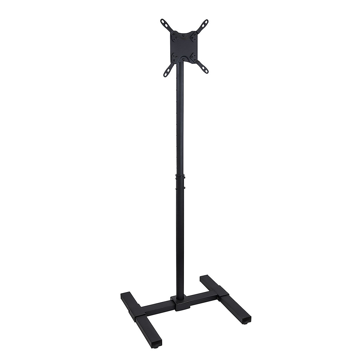 Mount-It! Portable TV Floor Stand | Universal Pedestal for 13-42 Inch TVs and Monitors | Height Adjustable 29.5-52 Inches | VESA up to 200x200 mm | Lightweight Indoor & Outdoor TV Mount with Tilt