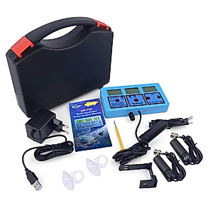 YIFAN Water Quality Tester, 6 in1 Multi-Parameter Water Testing Meter Digital LCD Multi-Function Water Quality Monitor pH/ORP/EC/CF/TDS(PPM) / Temp Analyzer
