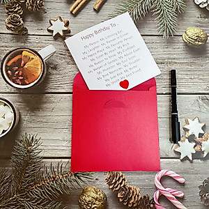 Miatoi Birthday Card for Best Friend, Special Bestie Birthday Card, Sentimental Bday Card for Her With Envelope