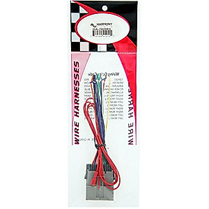 Harmony Audio Compatible with 2003-2008 Pontiac Vibe HA-702003 Factory Stereo to Aftermarket Radio Harness Adapter Plug