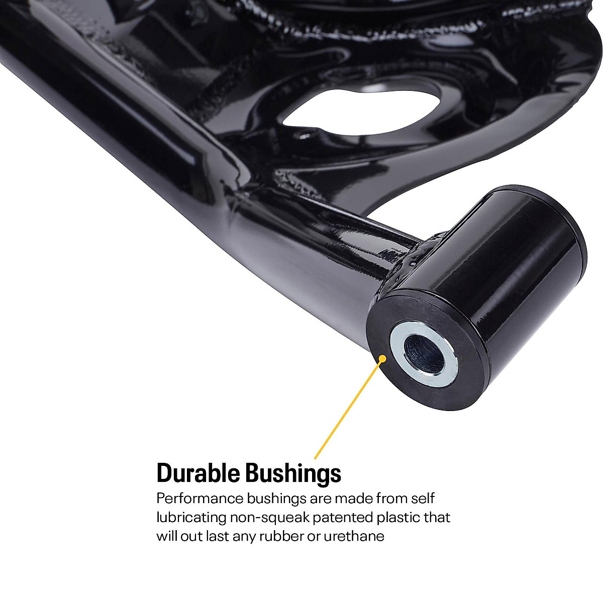 1970-81 Camaro Upper and Lower Tubular Control Arms, Black, Set