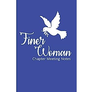 Finer Woman Chapter Meeting Notes: Zeta Phi Beta | Divine 9 | Greek Journal | Sorority Notebook