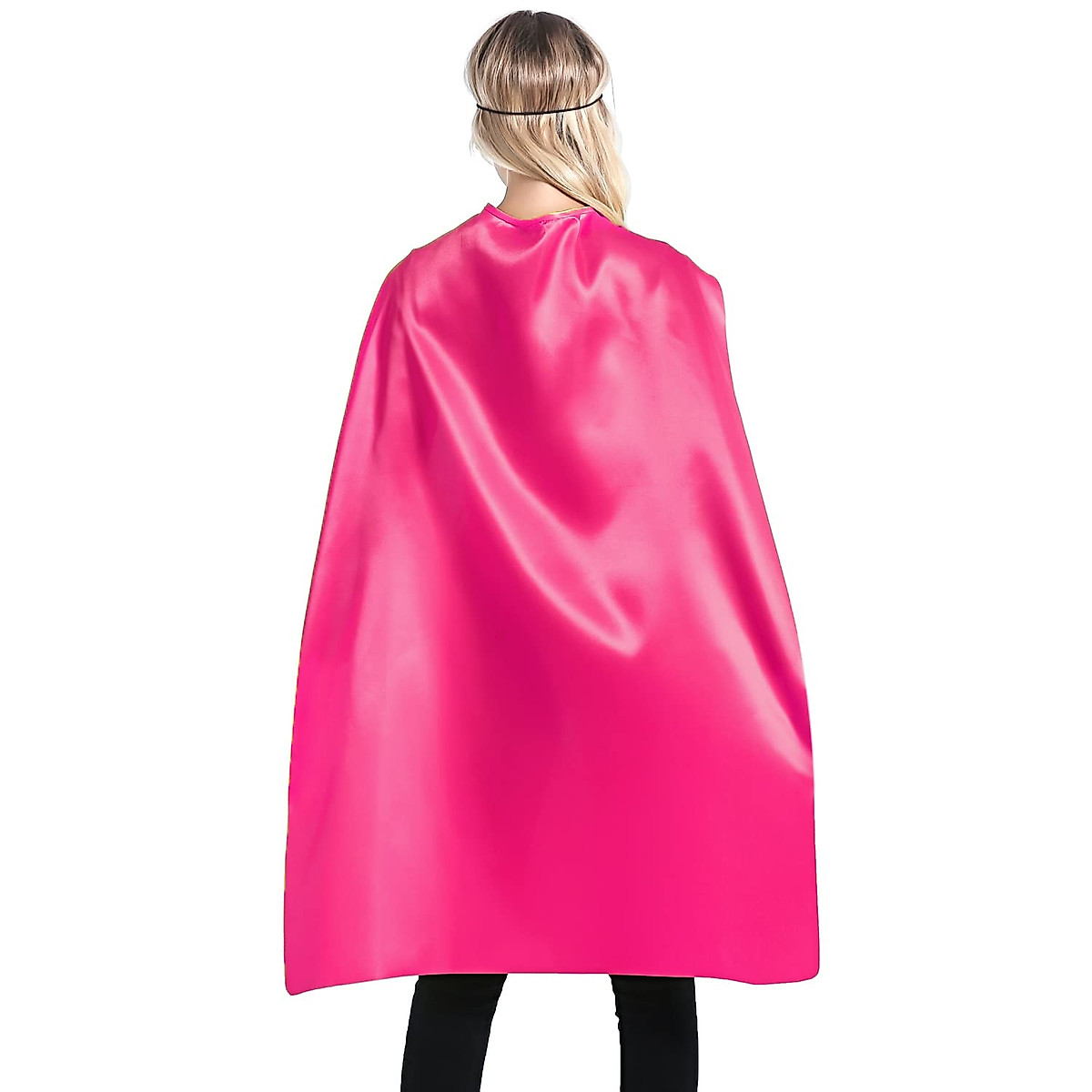 Kidsfere Superhero Capes and Masks for Adults Women Man - Party Capes for Team Spirit Building - 12 Mixed Colors