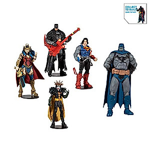 McFarlane Toys - DC Multiverse Dark Nights: Death Metal Wonder Woman 7" Action Figure with Build-A ‘Darkfather’ Parts and Accessories