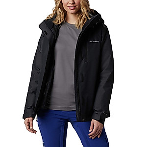 Columbia Women's Whirlibird Iv Interchange Jacket, Black Crossdye, Large