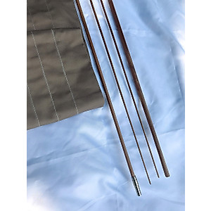 Bamboo Fly Rod Blank 8'0" for #6 Line Wt,3 Piece with 2 Tips.