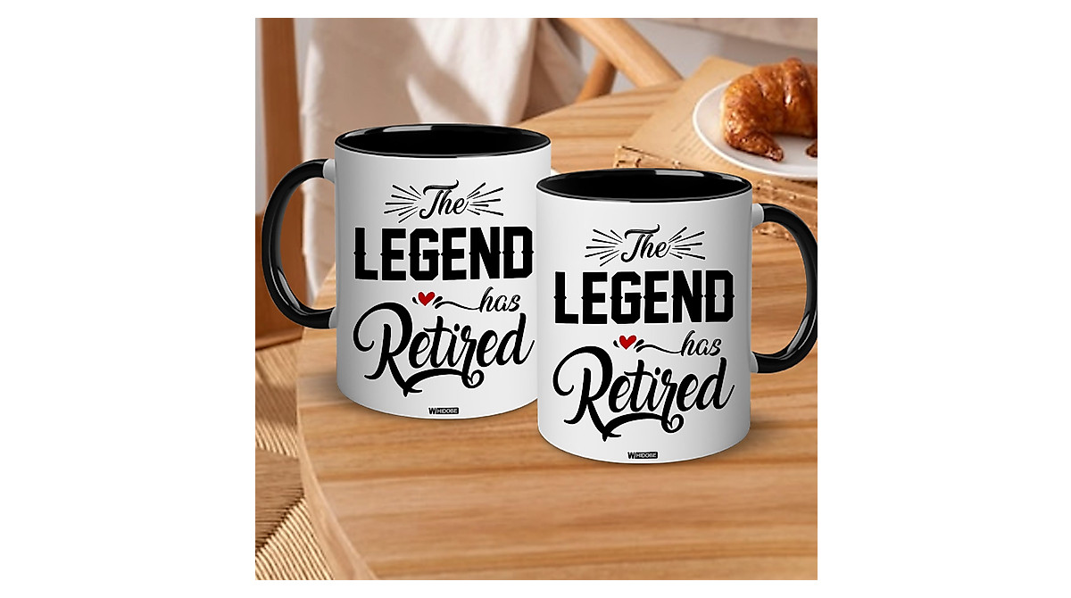 WHIDOBE Retirement Mug - Perfect Gift for Coffee Lovers