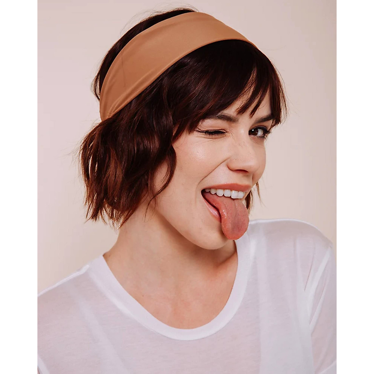 16 PCS Headbands for Women Elastic Hair Bands Yoga Running Hair Wrap + 16 PCS Stretch Headbands for Women Elastic Hair Bands Yoga Running Hair Wrap Non-slip Head Wraps Hair Accessories for Girls