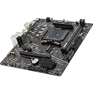 MSI A520M-A PRO Gaming Motherboard (AMD AM4, DDR4, PCIe 3.0, SATA 6Gb/s, M.2, USB 3.2 Gen 1, DVI/HDMI, Micro-ATX)