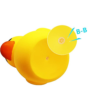 CICITOYWO Yellow Rubber Ducks, Preschool Large Bath Toys Bathtub Floating Squeaky Duckies Gift for Baby Shower Infants Kids Toddler Party Decoration, 7.2 inches (Large)