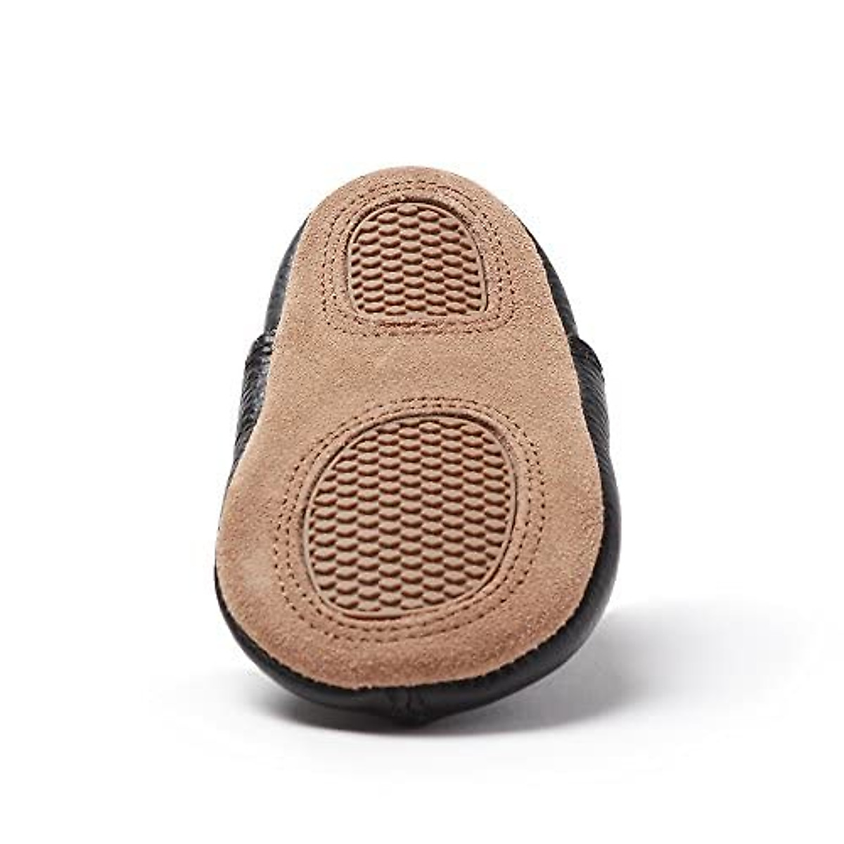 Zutano Leather Baby Shoes for Boys and Girls, Black, 18M