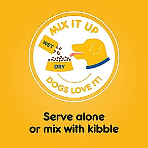 PEDIGREE CHOPPED GROUND DINNER Puppy Canned Soft Wet Dog Food With Chicken & Beef, 13.2 oz. Cans 12 Pack