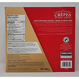 KIRKLAND SIGNATURE Crepes Biscuits With Chocolate 19.97 Oz, 20 Oz, Red / blue