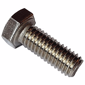 Type 316 Stainless Steel Hex Head Bolts - Size 5/16-18 x 1-1/4" (pack of 25pcs) Marine Bolt Supply