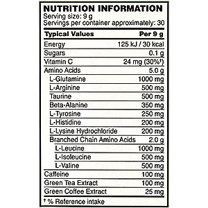 Optimum Nutrition Lemon Lime Amino Energy Drink 270 g