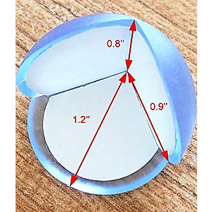 12 Pcs Baby Caring Guards Medical Grade from Paris Babyhome-Clear Furniture Corner Protectors-Child Proof Corner Safety