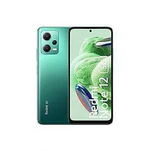 Xiaomi Redmi Note 12 5G (For Tmobile Mint Tello & Global) (128gb + 6gb) Factory Unlocked 6.67 48Mp Triple Camera (Frosted Green)