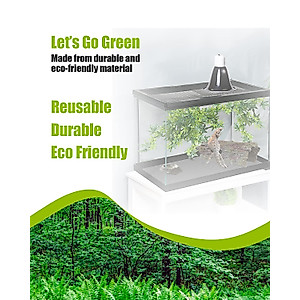 Helidrago Bearded Dragon Tank Accessories, Reptile Substrate Floor, Leopard Gecko Tank Liner Mat for 40 Gallon, 20 Gallon, 50 Gallon,75 Gallon Lizard Tank, Yellow