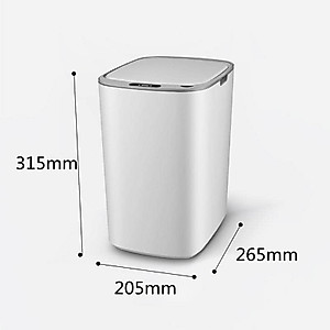 LIRUXUN Smart Induction Trash Can Automatic Sensor Dustbin Rubbish Can Home&Kitchen Touch Sensor Garbage Bucket