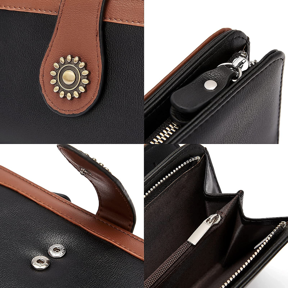 BROMEN Hobo Bags for Women and Wristlet Wallet