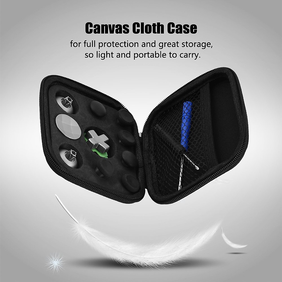 Bewinner Professional Replacement Button Kit with 3 Pairs of Top, Middle and Bottom and 2 Metal Buttons for/ONE Controller