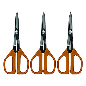 Zenport ZS106 Scissors for Bonsai and Floral Pruning, 8.3-Inch, Box of 10 Orange ZS106-10PK